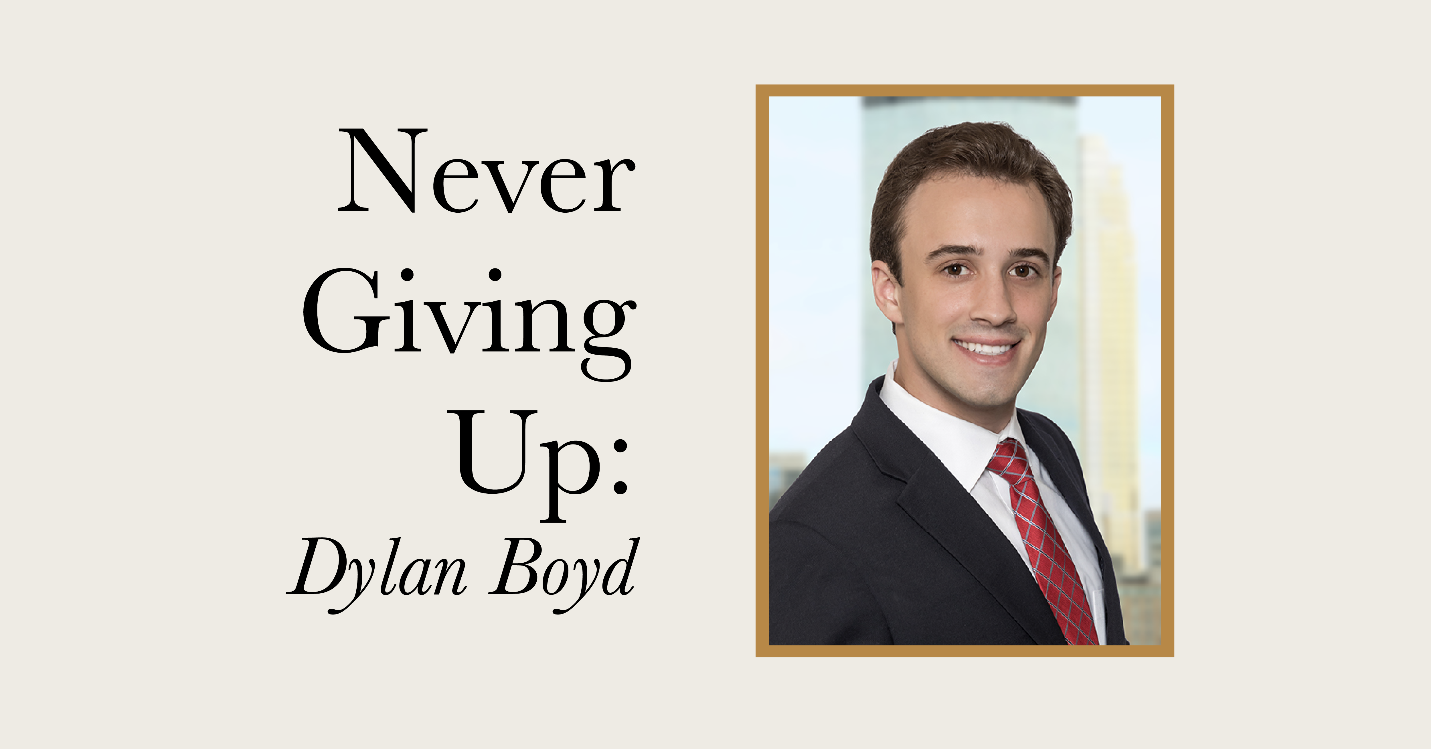 Never Giving Up: Dylan Boyd - The Baylor Line