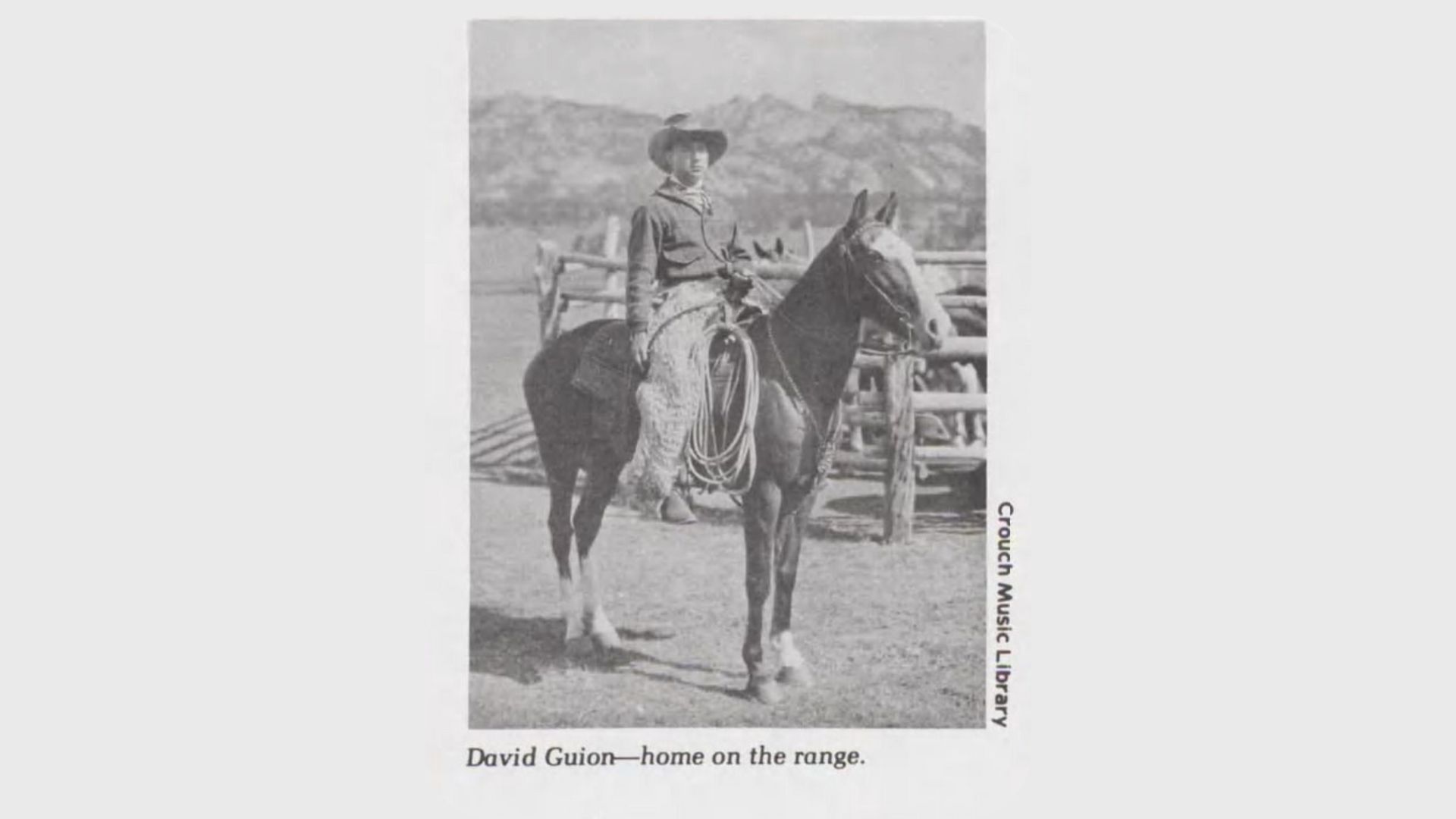 Baylor, David Guion, 'Home on the Range' and the Roxy Connection - The ...
