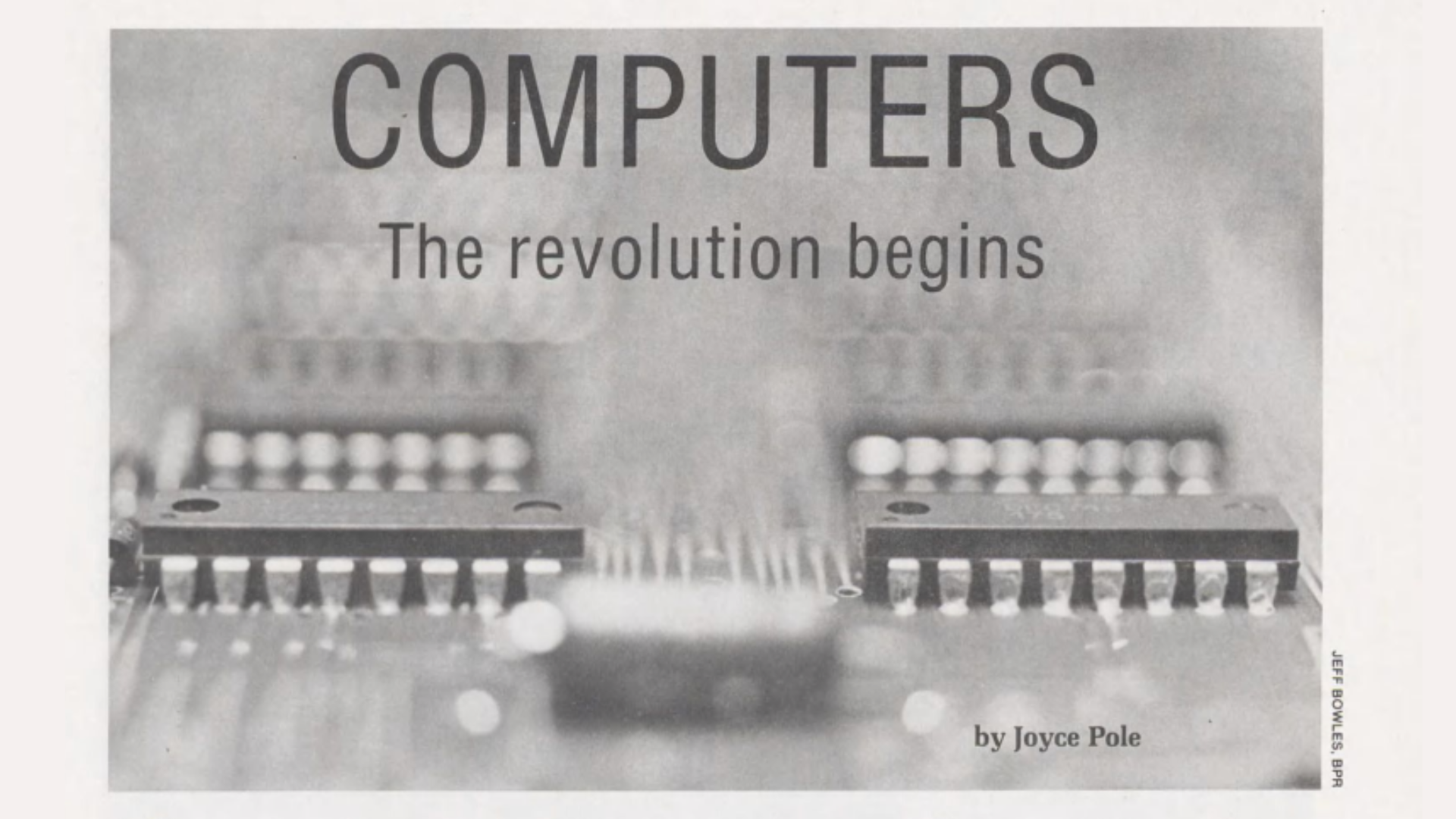 Computers: The revolution begins - The Baylor Line