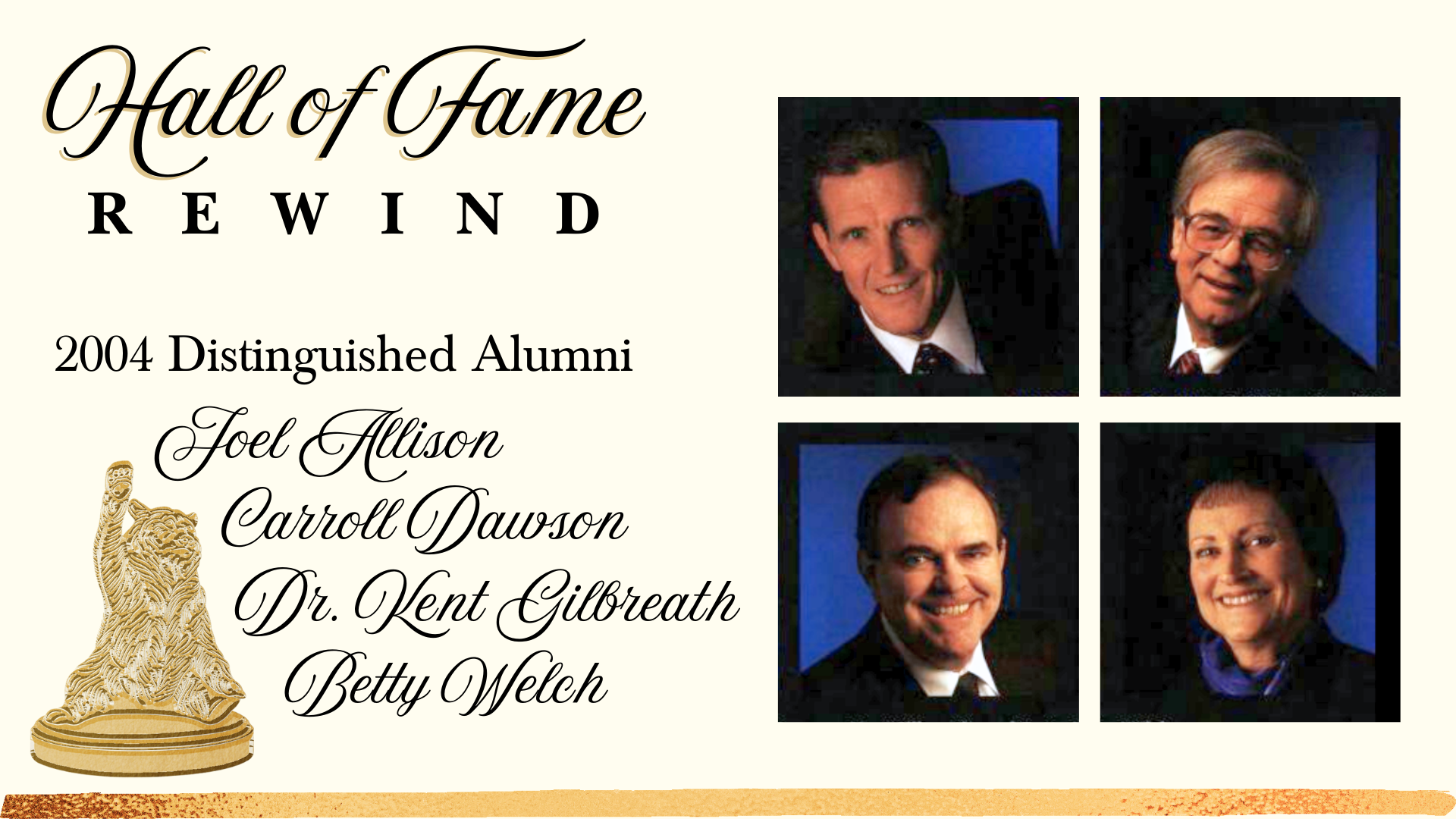 Life Studies: 2004 Distinguished Alumni Awards - The Baylor Line