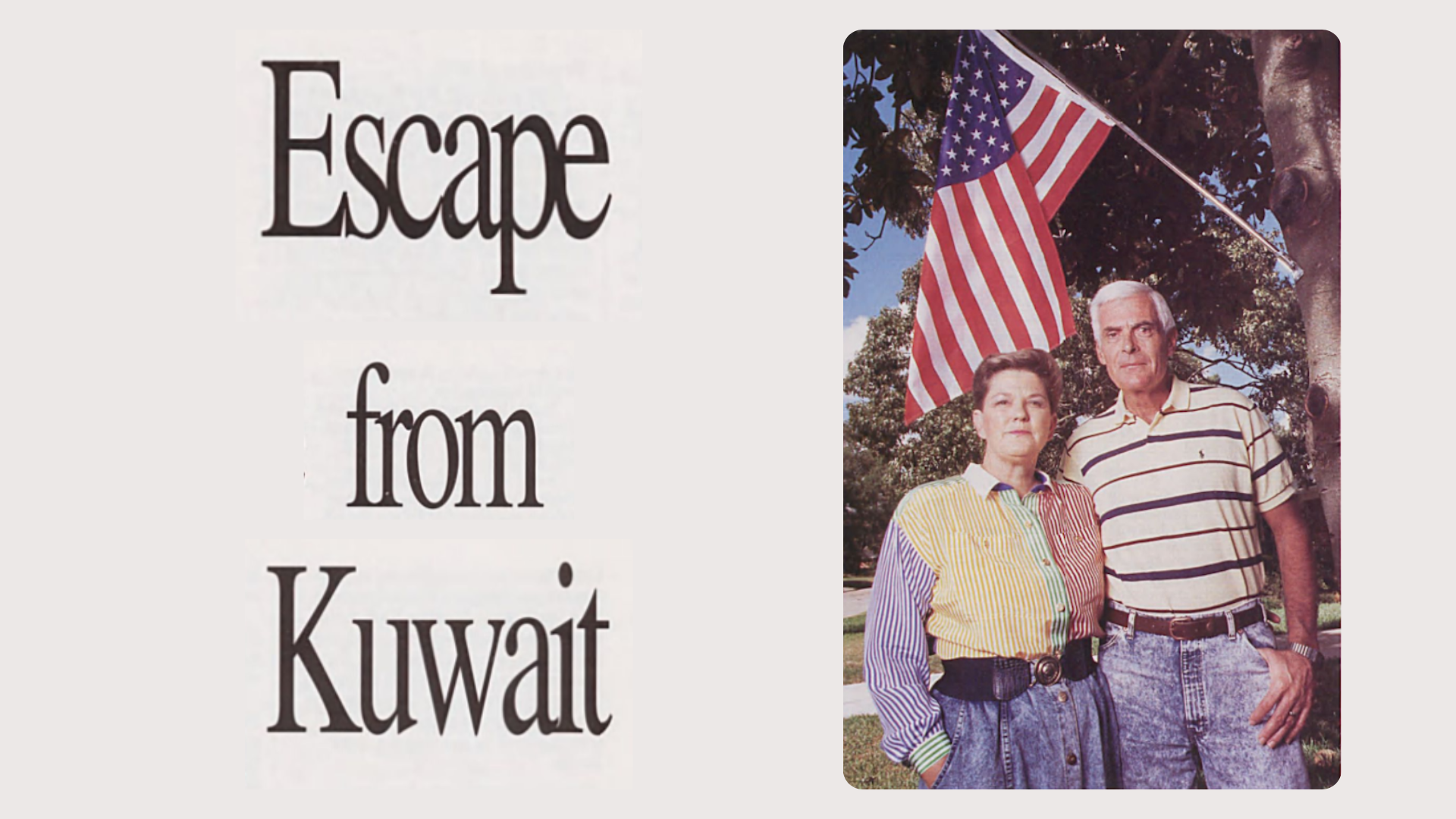 Escape from Kuwait - The Baylor Line